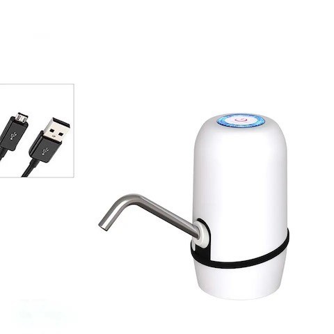 Mini Electric Water Bottle Pump Dispenser Rechargeable Portable For Home