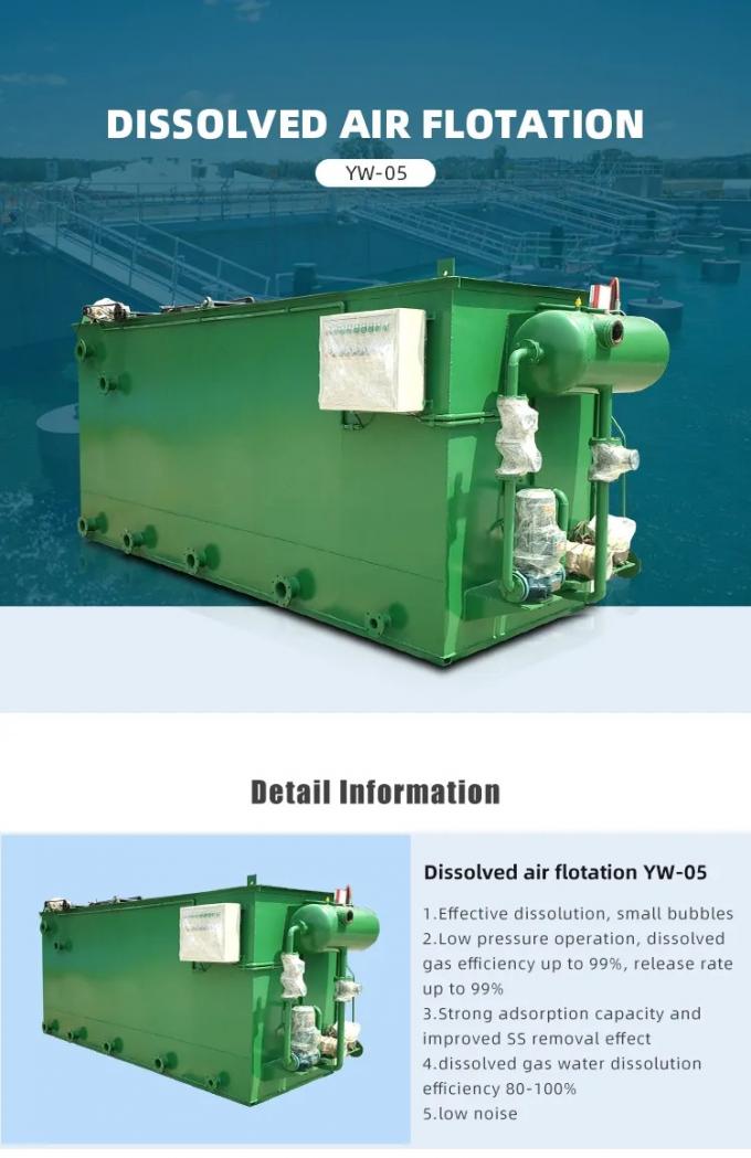 Industrial Wastewater Treatment Equipment , Stainless Steel Dissolved ...
